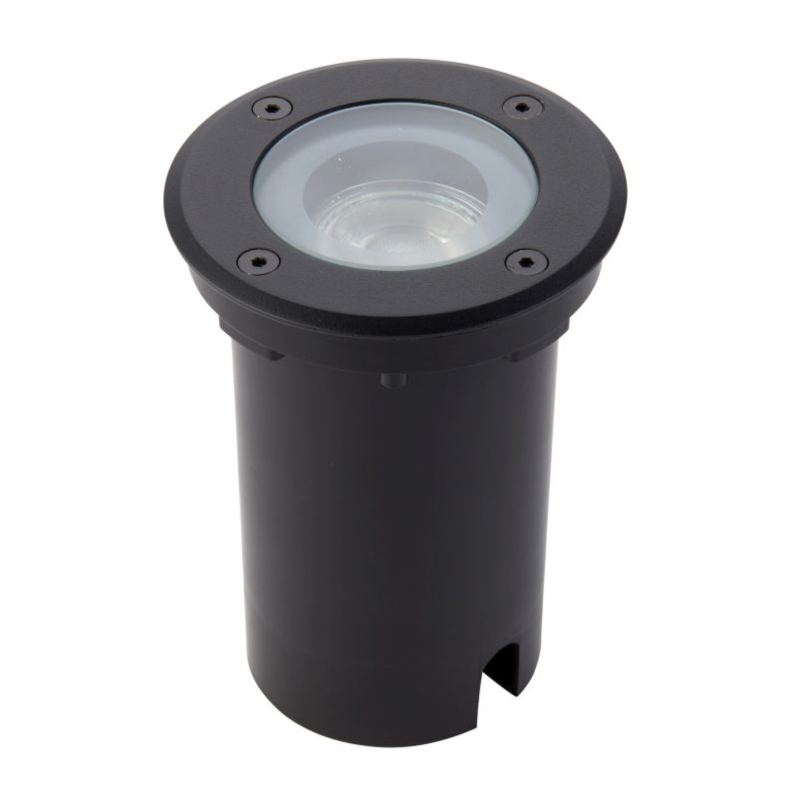 Saxby 103851 Pillar - Outdoor Matt Black Ground Recessed Light