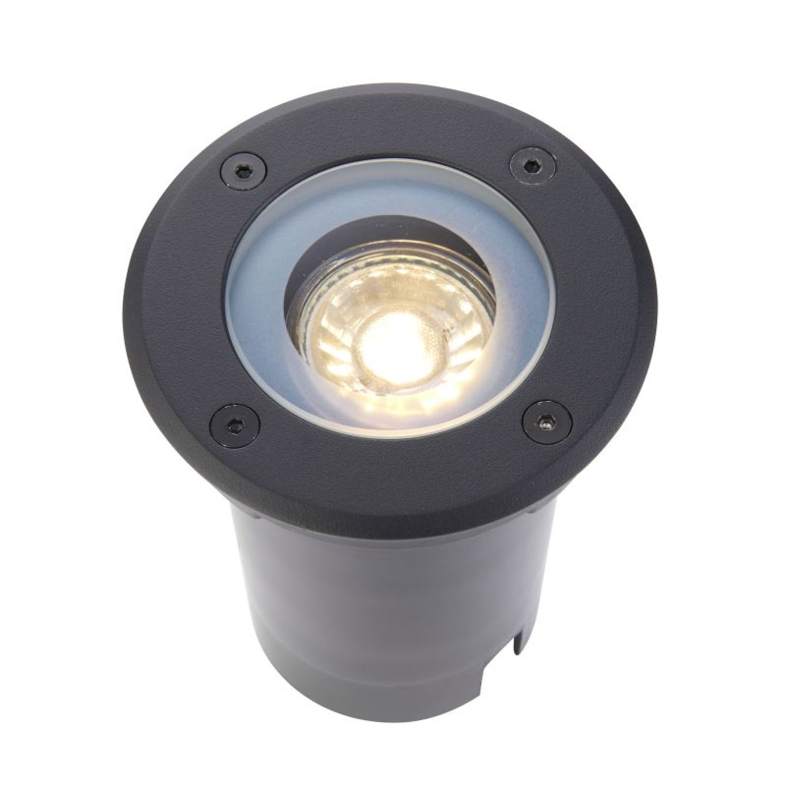 Saxby 103851 Pillar - Outdoor Matt Black Ground Recessed Light