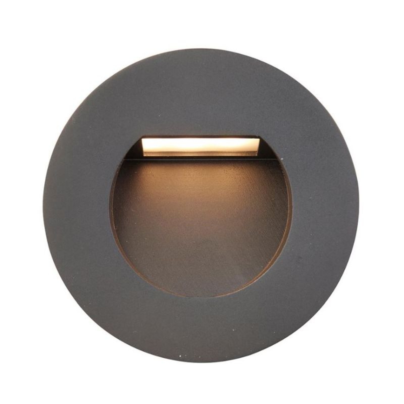 Saxby 103852 Albus - LED Black Downlight Round Brick Light CCT