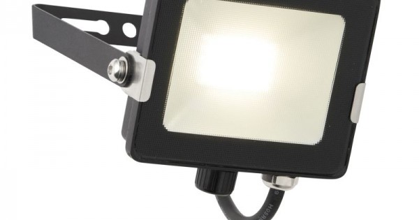 Saxby 91861 Salde - Outdoor LED Black Floodlight 20W