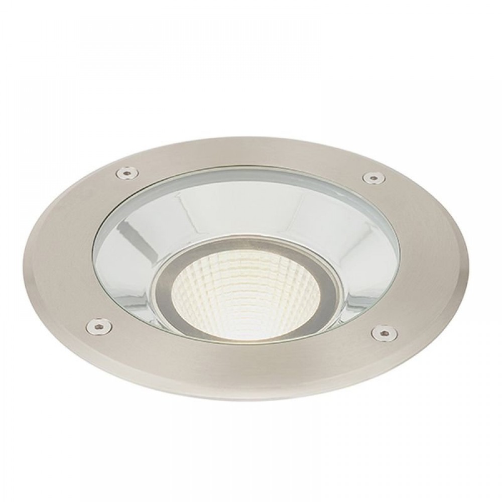 Saxby 94059 Hoxton - LED Stainless Steel Ground Recessed Light