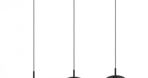 Eglo 900495 Romazzina - Black 3 Light over Island Fitting