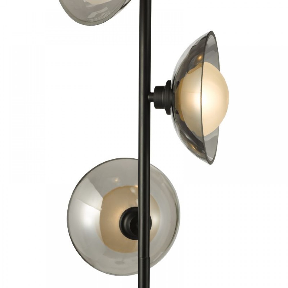 Dar_Vol3 KAD4922 Kadience - Satin Black 3 Light Floor Lamp