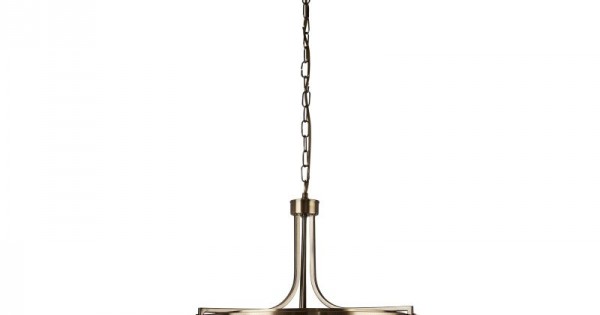 Searchlight 8295-5AB Victoria - Antique Brass 5 Light Pendant