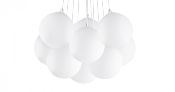 Ideal Lux 131924 Mapa Plus - Chrome 11 Light Cluster Pendant