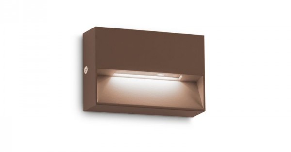 Ideal Lux 316895 Dedra - Coffee Surface Downlight LED Brick