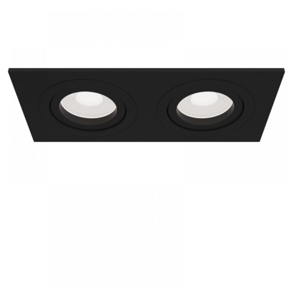 Maytoni DL024-2-02B Atom - Matt Black Recessed Downlight