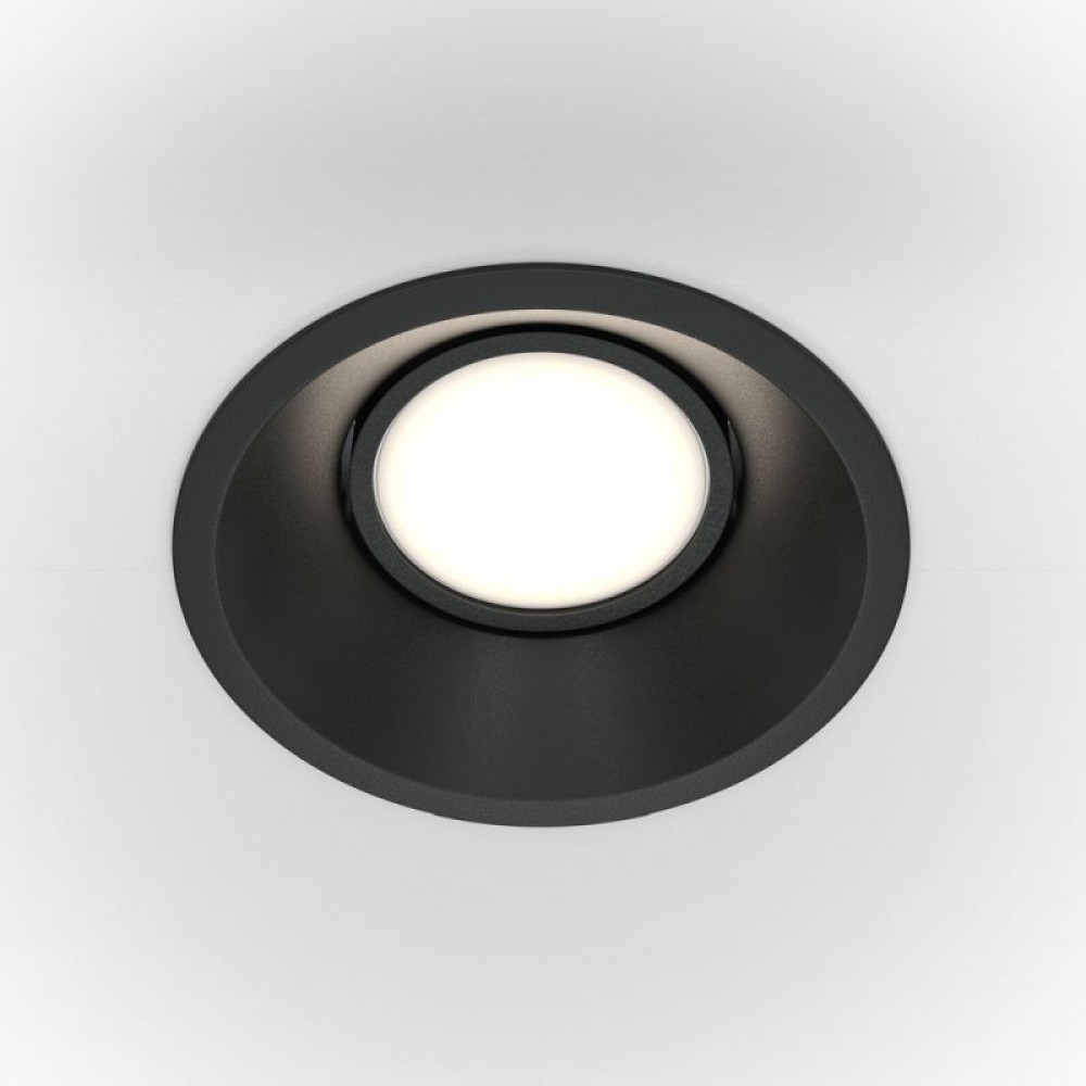 Maytoni DL028-2-01B Dot - Adjustable Black Recessed Downlight