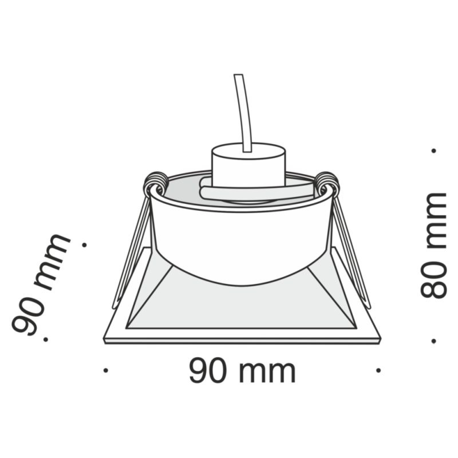 Maytoni DL029-2-01B Dot - Adjustable Black Recessed Downlight