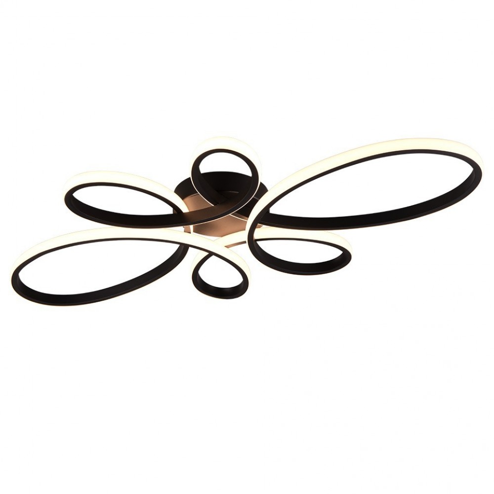 Trio 645619132 Fly - Black LED Ceiling Lamp 3000K